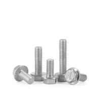 China M10 Flange Head Bolt Hexagon DIN6921 Stainless Steel Custom Standard for sale