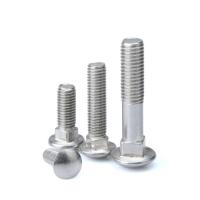 China Grade 8.8 Black Steel Carriage Bolt M6 M8 M10 M12 Yellow Zinc Plated Oval Neck with Nut for sale