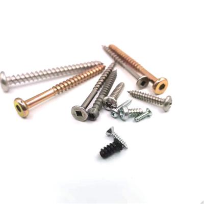 China Metric Self Tapping Screw Flat Head Stainless Steel Black Zinc Finish M3.5 to M4.8 13mm to 254mm for sale