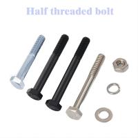 China Stainless Steel A2-70 M8 M12 Hex Bolts Grade 8.8 Galvanized Heavy Duty Machinery Fasteners for sale