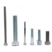China Stainless Steel A2-70 M8 M12 Hex Bolts Grade 8.8 Galvanized Heavy Duty Machinery Fasteners for sale
