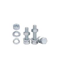 China Stainless Steel A2-70 M8 M12 Hex Bolts Grade 8.8 Galvanized Heavy Duty Machinery Fasteners for sale