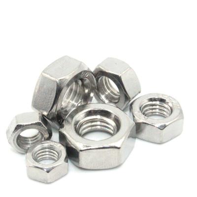 China ISO Certified M6-M24 SS304 Hex Nuts for Heavy Industry Imperial Measurement System for sale