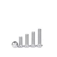 China SUS304 Stainless Steel Hex Socket Button Head Cap Screws with INCH Measurement System for sale