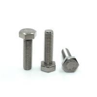 China Stainless Steel Hex Bolts DIN 933 SS304 Passivated Finish M3 M4 M5 M6 M8 for sale