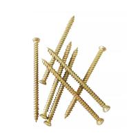 China Zinc Plated DIN7505 Countersunk Chipboard Screws for Hard MDF Furniture 4.2mm for sale