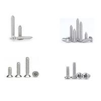 China Stainless Steel M3.5 Metric Thread Black Self Tapping Screw Zinc Finish OEM for sale
