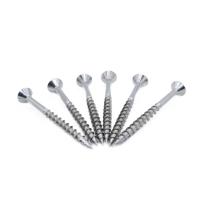 China Metric Measurement System Square Flat Head Self Tapping Screw Steel 2.7mm 3mm for sale