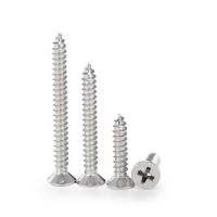 China Stainless Steel Self Tapping Screw for Wood Cross Recessed Flat Head 100000 Pieces MOQ for sale