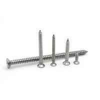 China Stainless Steel Self Tapping Screw for Wood Cross Recessed Flat Head 100000 Pieces MOQ for sale