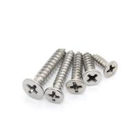 China Stainless Steel Self Tapping Screw for Wood Cross Recessed Flat Head 100000 Pieces MOQ for sale