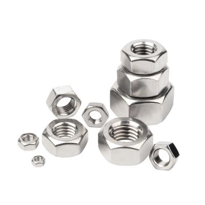 China DIN 934 A2-70 Stainless Steel Hex Nuts M3 M4 M5 M6 M8 M10 Metric Passivated for sale