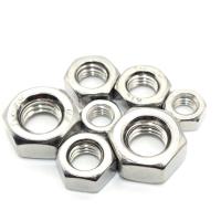 China DIN 934 A2-70 Stainless Steel Hex Nuts M3 M4 M5 M6 M8 M10 Metric Passivated for sale