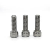 China Stainless Steel Hex Socket Cap Machine Screw DIN 912 M6 x 20mm ISO9001 Certified for sale