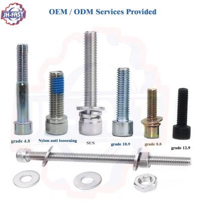 China Steel Hex Socket Head Allen Bolt M8 x 45 DIN 912 Grade 10.9 12.9 for Industrial Use for sale