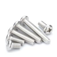 China DIN7985 SS304 Stainless Steel Phillips Pan Head Machine Screw M2-M20 Metric for sale