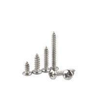 China SS304 Stainless Steel Pan Head Self-Tapping Screws for Metal Metric Sizes M3-M12 for sale