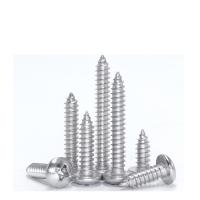 China SS304 Stainless Steel Pan Head Self-Tapping Screws for Metal Metric Sizes M3-M12 for sale
