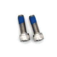 China Stainless Steel SS304 Hexagon Socket Head Bolt Blue Coating Nylon Lock Screw Cap DIN Standard for sale