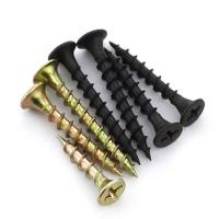 China Black Diamond Wood Phosphated Bugle Head Gypsum Drywall Screw 2.7mm 3mm Smooth Shank for sale