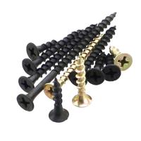 China Black Diamond Wood Phosphated Bugle Head Gypsum Drywall Screw 2.7mm 3mm Smooth Shank for sale