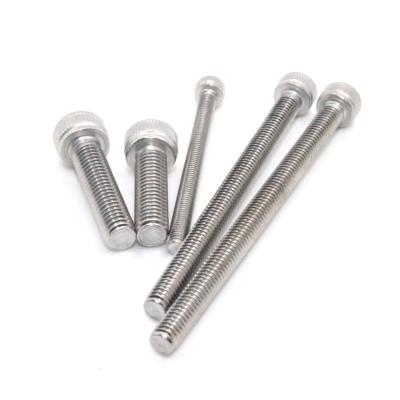 China Stainless Steel 303 304 Plain DIN912 Hex Socket Head Cap Screw M3 M20 High Tension for sale