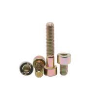 China DIN912 Hex Socket Head Cap Screw Bolt 8.8 12.9 Grade Black Zinc Plated Half Thread Steel for sale