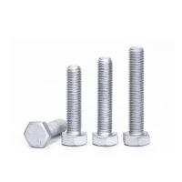 China High Strength Steel Hex Bolt M10x170 Grade 8.8 Zinc Finish 100% Inspection for sale