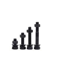 China High Strength Steel Hex Bolt M10x170 Grade 8.8 Zinc Finish 100% Inspection for sale