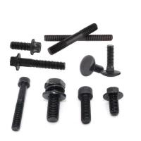China M10x170 M5 M6 M8 M12 Hex Bolts and Nuts Grade 8.8 Black Finish Carbon Steel Fasteners for sale
