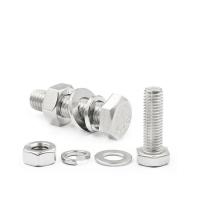 China ISO9001 Certified M8 M12 Stainless Steel Hex Bolts and Nuts SS304 316 DIN 933 for sale