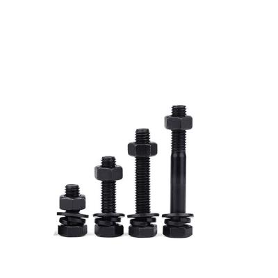 China M10 M12 M16 M20 Grade 8.8 Hex Bolt and Nut Galvanized Carbon Steel ISO9001 for sale