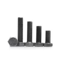 China M16 Hex Head Bolts DIN933 35mm Length Grade 8.8 Steel Zinc Plated for sale