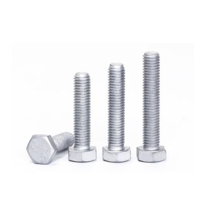 China M20 M24 M30 Black Oxide Hex Head Bolts OEM Customized Service Carbon Steel Stainless Steel for sale