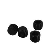 China DIN Standard M2-M10 Steel Hex Socket Set Screw Black Oxide Finish for sale