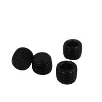 China DIN Standard M2-M10 Steel Hex Socket Set Screw Black Oxide Finish for sale