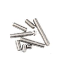 China Metric Measurement System SS304 Headless Hexagon Socket Set Screws Passivated Finish for sale