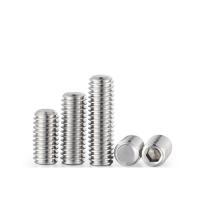 China Hexagon Socket Set Screw DIN913 Flat Point M3 to M24 Carbon Steel Stainless Steel Brass for sale