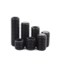 China Grade 12.9 M3 M4 M5 M6 M8 M10 Hexagon Socket Set Screws ISO Standard Black Carbon Steel for sale