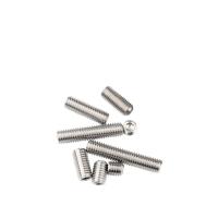 China M4-M10 SS304 Metric Hexagon Socket Set Screws Flat Point ISO 9001 Certified for sale