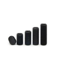 China M4-M10 SS304 Metric Hexagon Socket Set Screws Flat Point ISO 9001 Certified for sale
