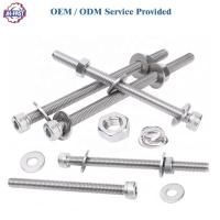 China Zinc Finish Hexagon Socket Head Cap Screws DIN912 304 Stainless Steel Allen Key Bolt M6x20 for sale