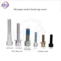 China Zinc Finish Hexagon Socket Head Cap Screws DIN912 304 Stainless Steel Allen Key Bolt M6x20 for sale