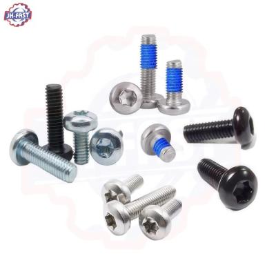 China M2.5 M3 M4 M5 M6 M8 Pan Head Torx Nylon Patch Locking Screws Metric Carbon Steel Stainless Steel for sale