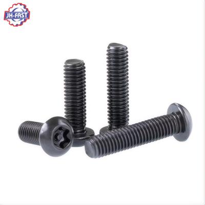 China Black Torx Button Mushroom Head Screw M2 M3 M4 M5 M6 M8 Anti-theft Tamper Proof Pin for sale