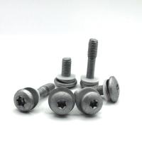 China DIN Metric Mushroom Round Head Screw Zinc Plated Half Thread Steel 304 Stainless Steel for sale
