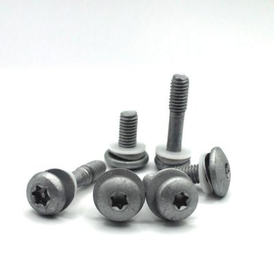 China DIN Metric Mushroom Round Head Screw Zinc Plated Half Thread Steel 304 Stainless Steel for sale