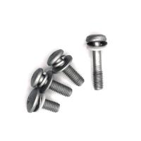 China DIN Metric Mushroom Round Head Screw Zinc Plated Half Thread Steel 304 Stainless Steel for sale