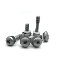 China DIN Metric Mushroom Round Head Screw Zinc Plated Half Thread Steel 304 Stainless Steel for sale