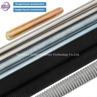 China Threaded Rod A325 Black Zinc Finish 3/8 to 25mm Lengths for Industrial Fastening for sale